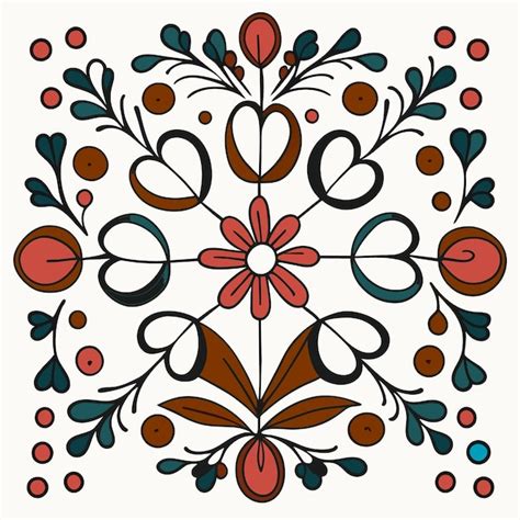 Premium Vector Elegant Flourish Vector Florals Encircling With Grace