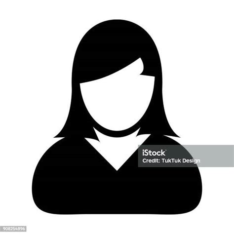 사용자 아이콘 벡터 여성 사람이 기호 프로필 아바타 로그인 플랫 컬러 문양 그림에서 감독에 대한 스톡 벡터 아트 및 기타 이미지 감독 경영자 고객 Istock
