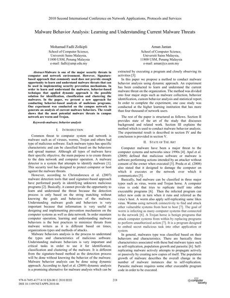 Pdf Malware Behavior Analysis Learning And Understanding Current Malware Threats Pdf Malware Behavior Analysis Learning And Understanding Current Malware Threats