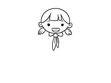 小学生戴红领巾简笔画卡通简单（热门10张） 简笔画图片大全