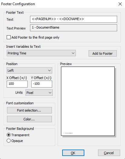 Print Header And Footer Printer Drivers