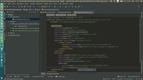 Android Kotlin Usage Tutorial 075 Action Video Capturerecord And Save Video Youtube