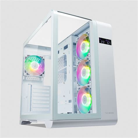 Tecware Arc M Matxandarc Atx Argb Curve Tg With Cpuandgpu Temperature Display 3x And 4x Omni Link