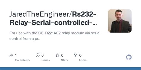 Rs232 Relay Serial Controlled Relayenhancedrelaycontrolpy At Main