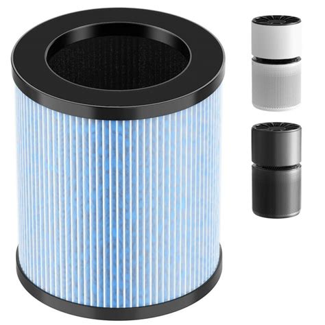 Breezome 4 In 1 High Efficiency Hepa Air Filter Replacement For Smoke Pollen Dander Hair