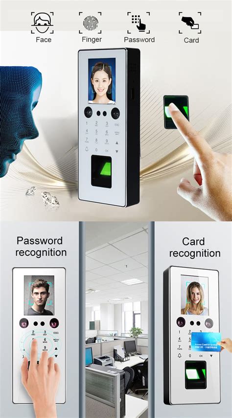 Facial And Fingerprint Recognition Door Access Control Terminal With Free Lan Software Manufacturer