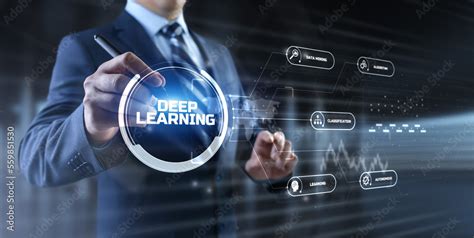 Deep Learning Neural Network AI Artificial Intelligence Concept Stock Photo Adobe Stock