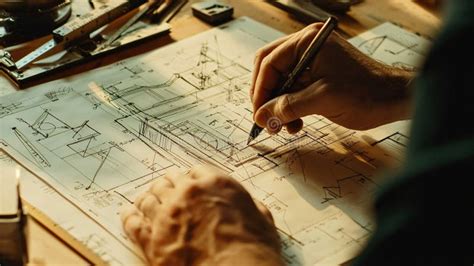 Engineer Creates Detailed Architectural Sketches With Precision And