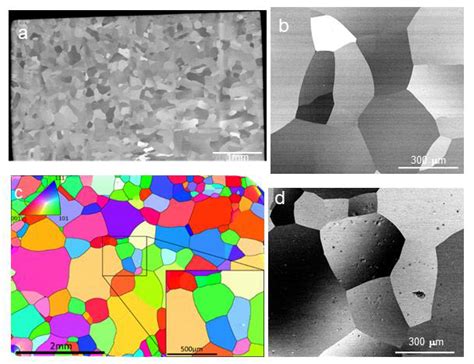 Sample Microstructure A Large View Of A Typical Aluminum Sample
