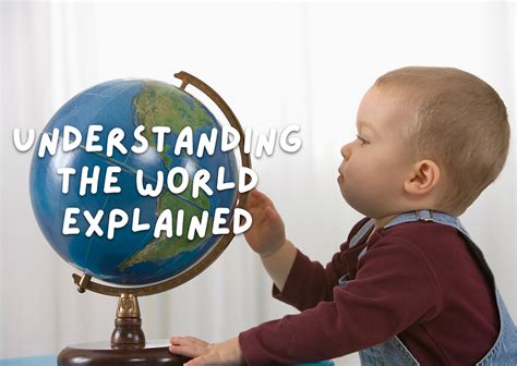 Understanding The Eyfs Understanding The World Explained