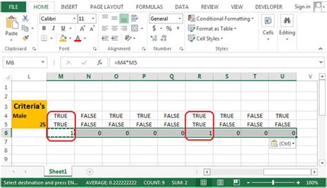 Counting Rows That Match Specific Criteria For Each Column In Microsoft