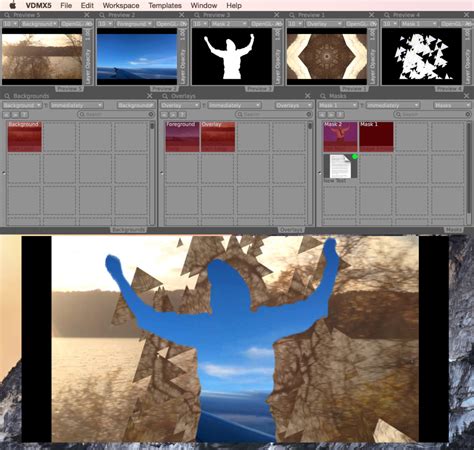 Luma Key Techniques For Layer Composition VDMX MAC VJ SOFTWARE