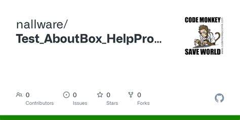 Github Nallware Test Aboutbox Helpprovider