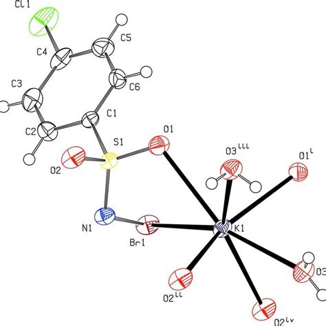Molecular Structure Of The Title Compound Showing The Atom Labelling