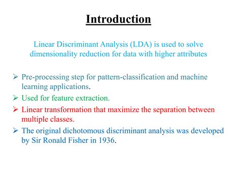 Principal Component Analysis Pca And Lda Ppt Slides Pptx Technology Computing