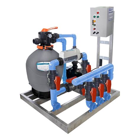 ชุด Complete Set สำหรับสระ 30 คิว ระบบเกลือ Overflow Laswim ห้องเครื่องห่างสระไม่เกิน 5m ประกอบ