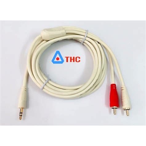3 5 to 2av lotus speaker output cable flexible plastic wire with anti