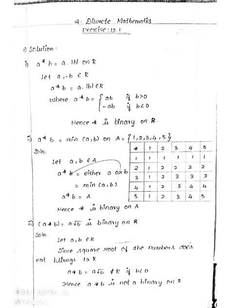 12th Maths Chapter 12 Pdf