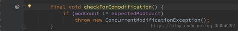 Javautilconcurrentmodificationexception 异常原因和解决方法 Csdn博客