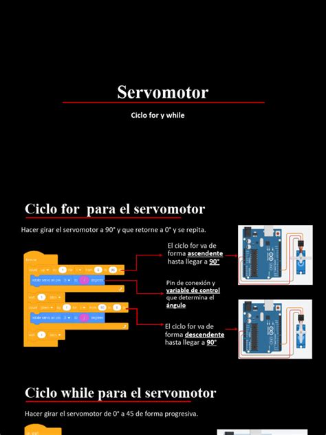 Ciclo For Y While Servomotor Pdf