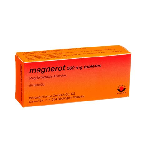 Magnerot 500 Mg European Health Solutions