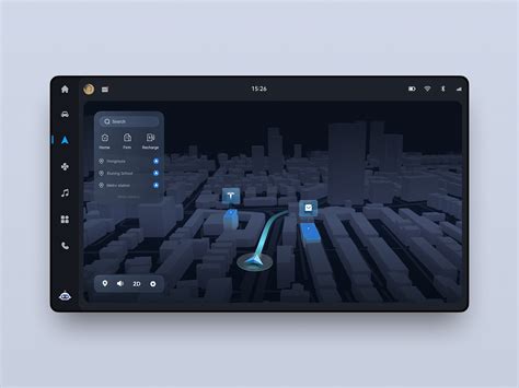 Hmi Concept Navigation Page By Sissi On Dribbble