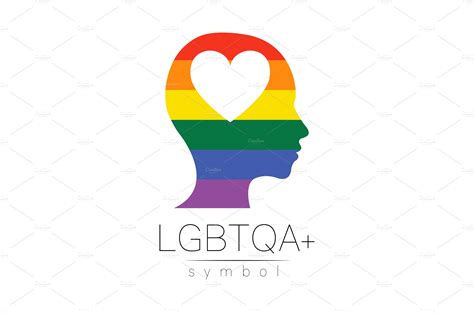 Vector Lgbtqa Logo Symbol Pride Graphic Objects ~ Creative Market