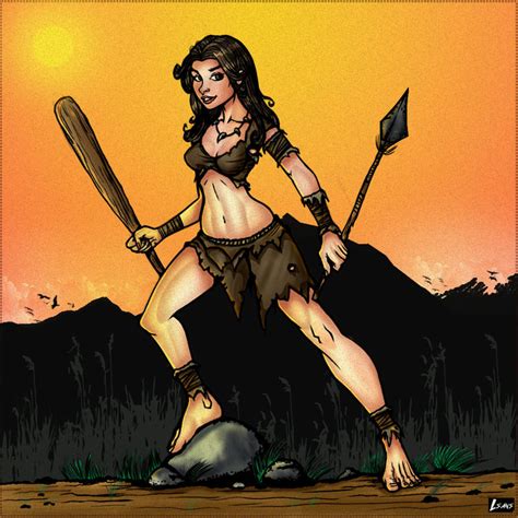 Cavewoman By Leandrosans On Deviantart