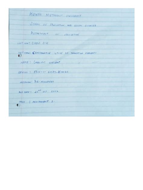 Chem 314 Assignment 1 Pdf