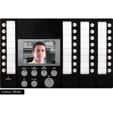 Aiphone Ax8mvw 8 Call Colour Master Video Security Home Intercom Ax Series White Big W