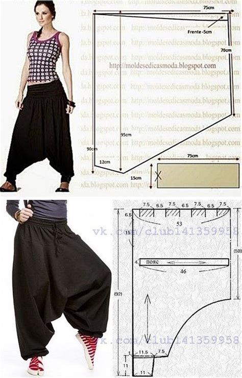 루즈하게 입는 여성옷패턴 자료쉬운 것만 In 2024 Harem Pants Pattern Pants Pattern Pants Sewing Pattern
