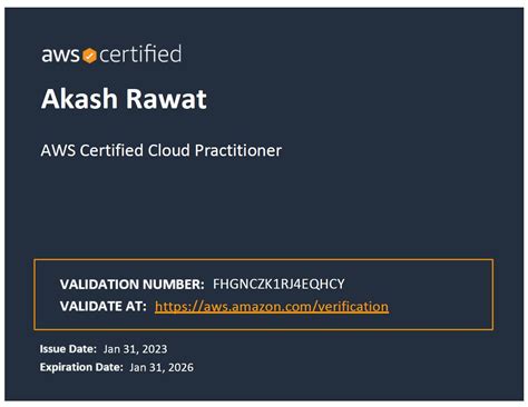Akash Rawat On Linkedin Aws Awscloudpractitioner Awscertified