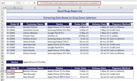 Excel Drop Down Lists Create Edit Remove Filter Protect Exceldemy