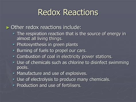 PPT Redox Reactions Chemistry And Corrosion PowerPoint Presentation ID 1105249