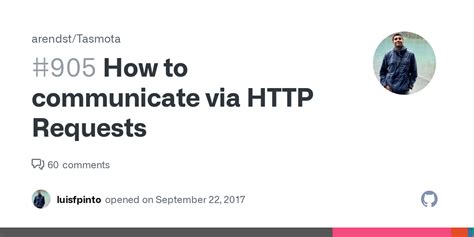 How To Communicate Via Requests Issue Arendst Tasmota GitHub