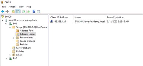 Lab The DHCP Server In Windows Does Not Work DHCP Dynamic Host Configuration Protocol
