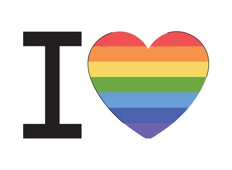 Lgbt Pride Flag Heart 10964922 Vector Art At Vecteezy