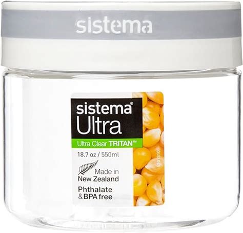 Sistema Ultra Tritan Canister Container Clear Color 4umart