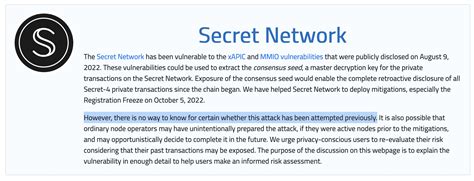 How Do We Fix This Vulnerabilities Guys R Secretnetwork