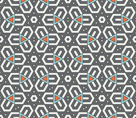 Premium Vector Abstract Linear Geometric Seamless Pattern