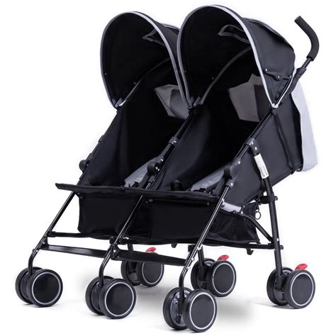 Costzon Twin Ultralight Stroller Foldable Double Umbrella
