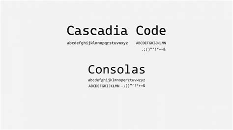 Microsoft Looks To Beautify Programming With Its Cascadia Code Font WinBuzzer