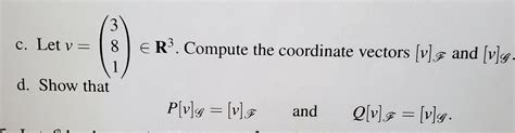 solved 1 in the vector space r2 let f { 13 27 } and