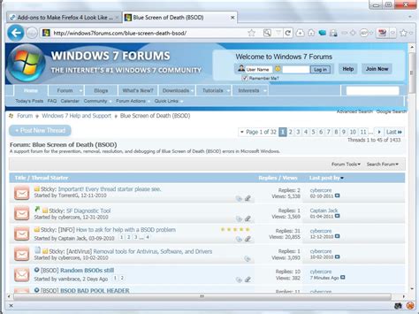 windows 7 make firefox 4 look like ie9 theme windows forum