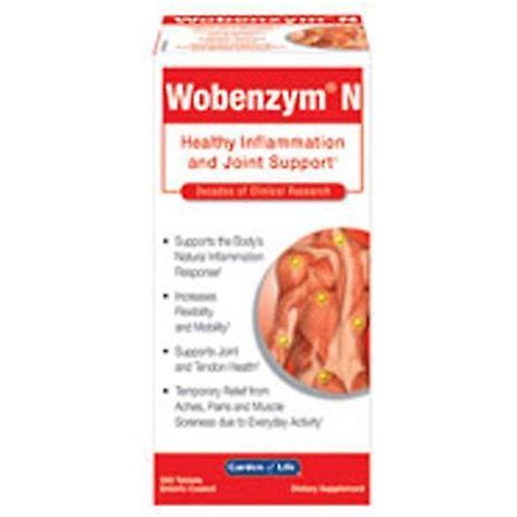 Garden Of Life Wobenzym N Joint Health 100 Enteric Coated Tabs • Price
