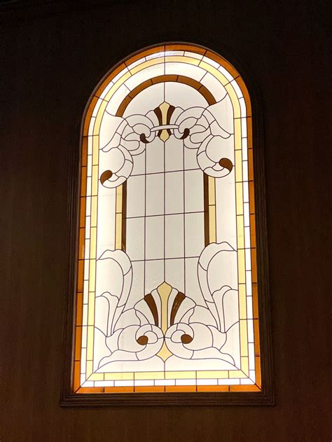 종교 건축 스테인드글라스 진영글라스