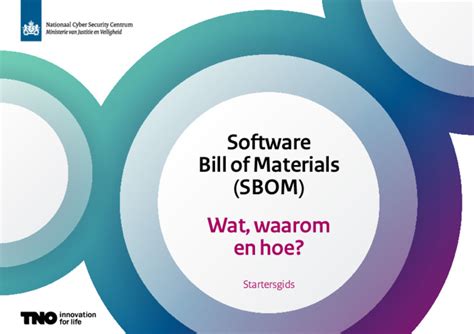 Software Bill Of Materials Sbom Startersgids Security Insight