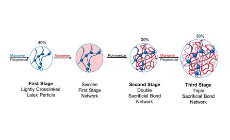 Designed Polymer Particle Architectures For Waterborne Acrylic Pressure