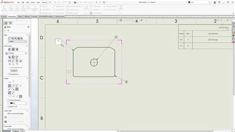 Solidworks Drawing Demo 14 Flag Notes Youtube