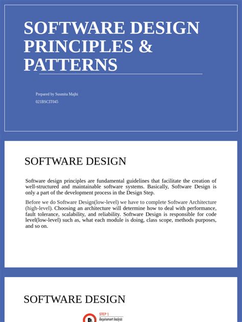 Software Design Principles And Patterns Pdf Method Computer
